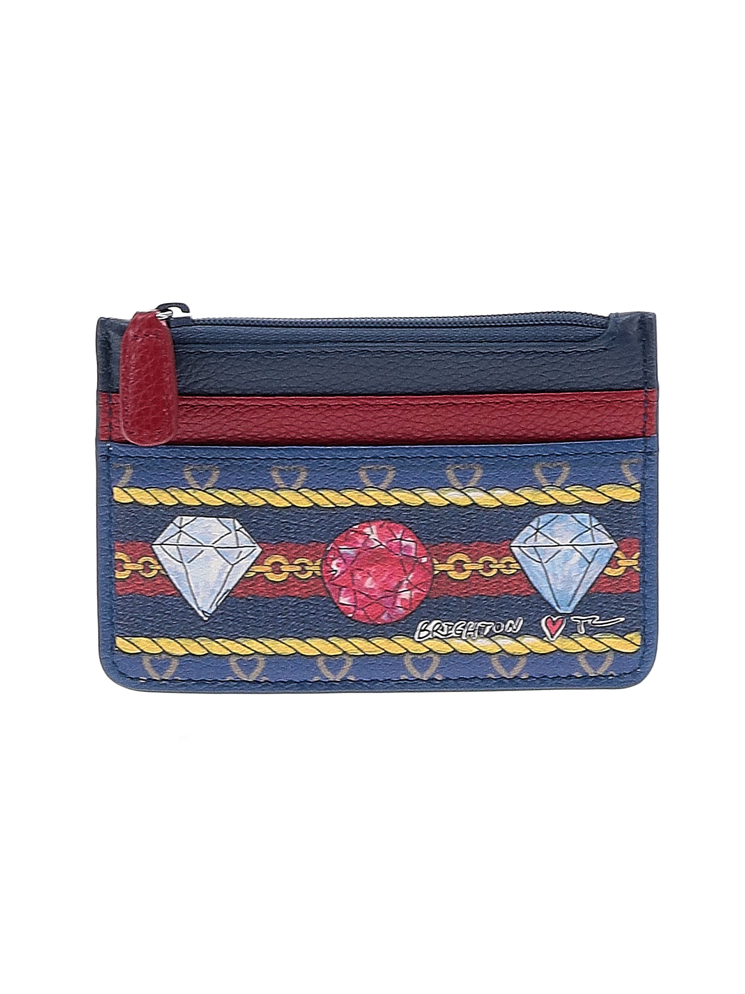 Brighton Multi Color Blue Card Holder One Size - 78% off | thredUP