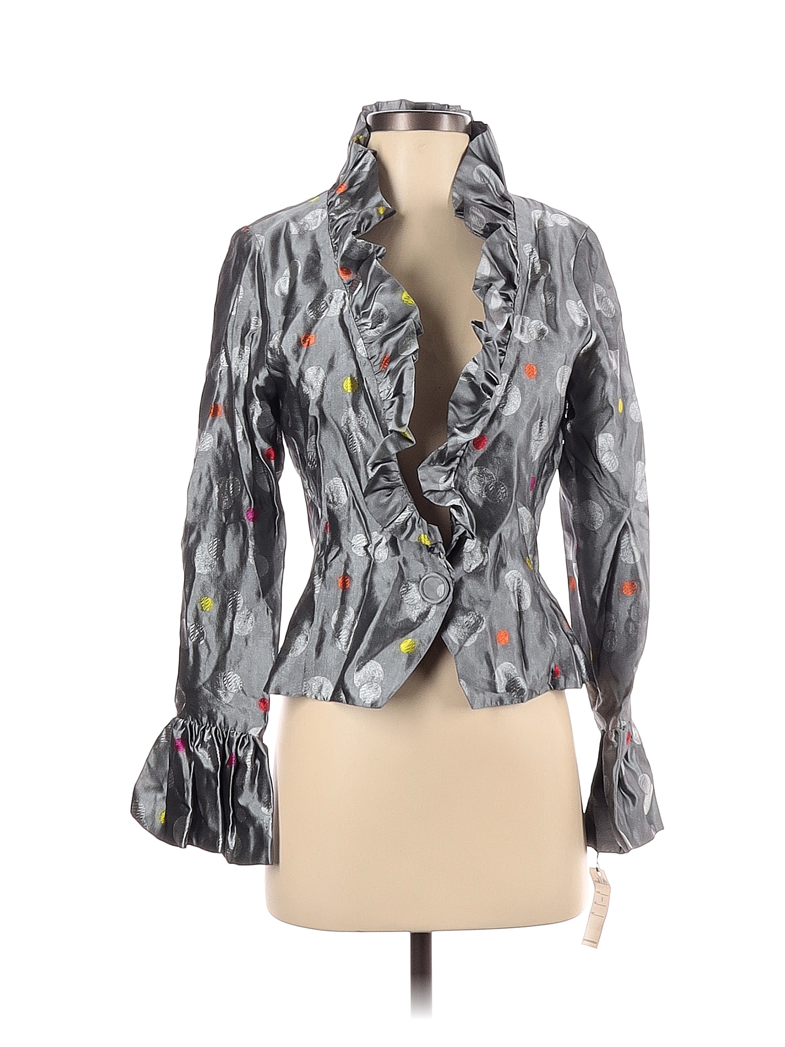 Courtney Washington Silver Jacket Size S - 81% off | thredUP