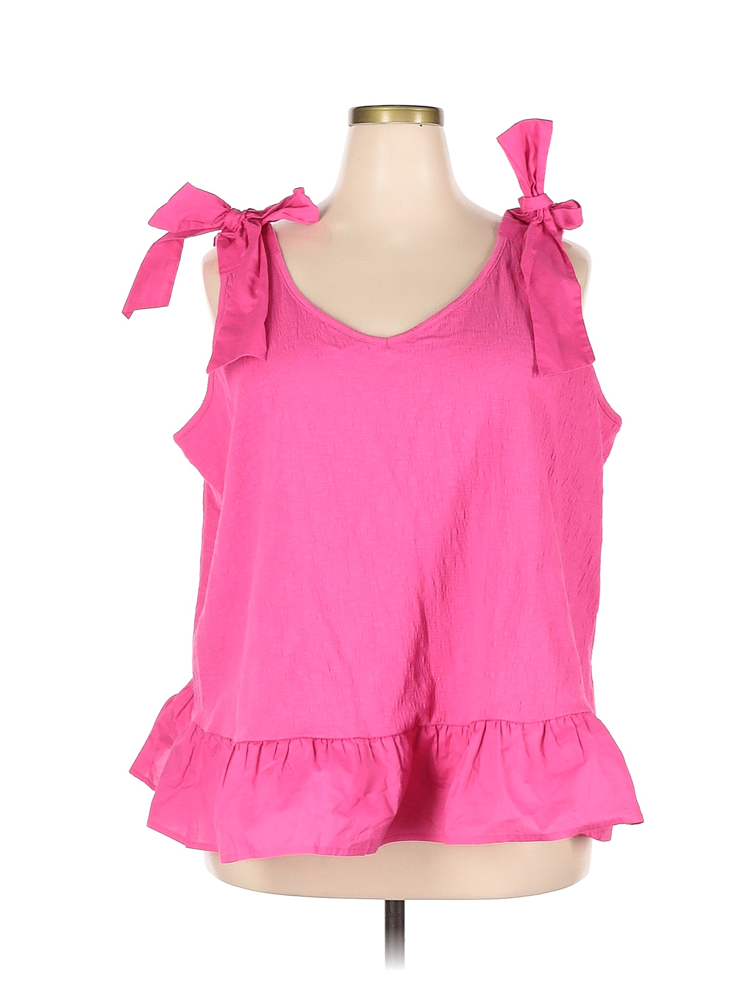 Terra And Sky Colored Pink Sleeveless Blouse Size 3x Plus 36 Off