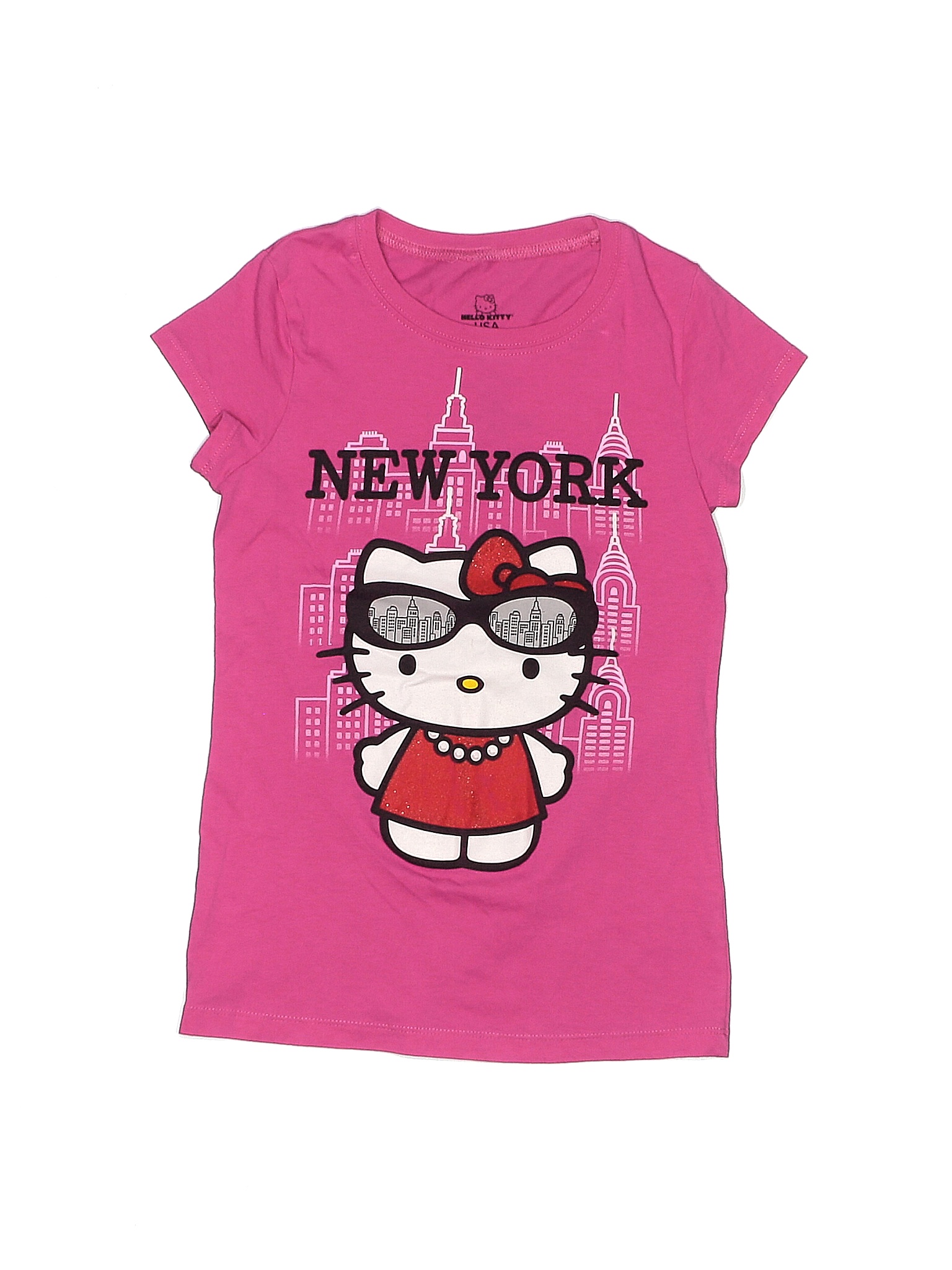 Hello Kitty Pink Short Sleeve T-Shirt Size 10 - 12 - 52% off | thredUP