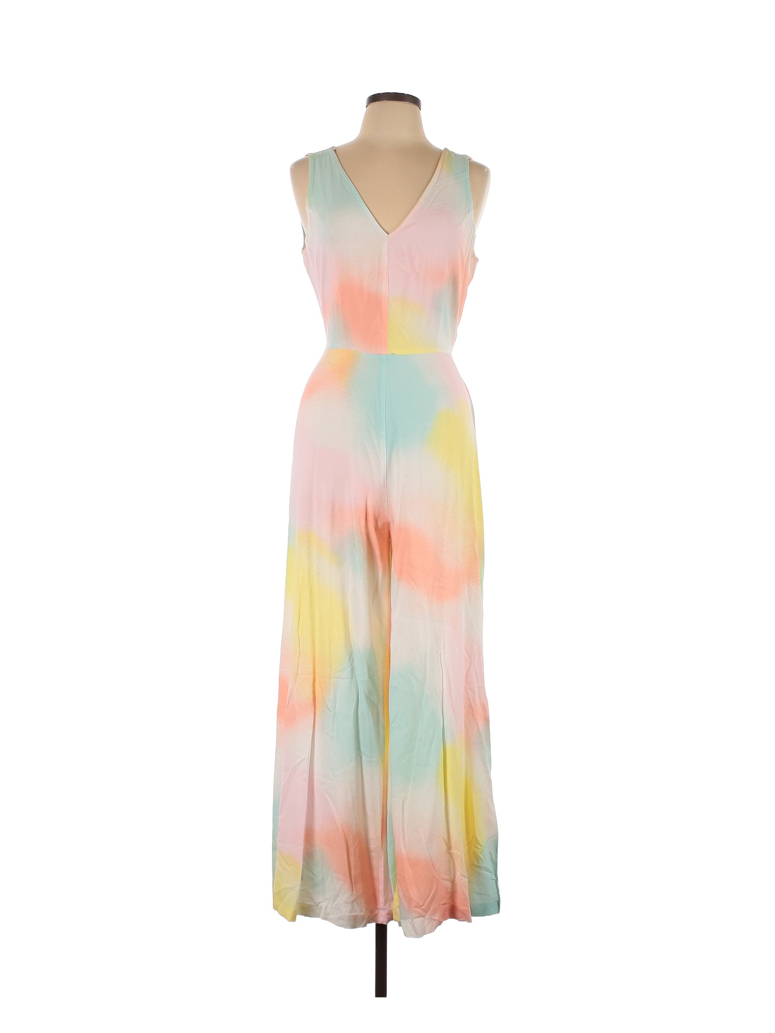 ModCloth 100% Rayon Tie-dye Multi Color Pink Jumpsuit Size L - 68% off ...