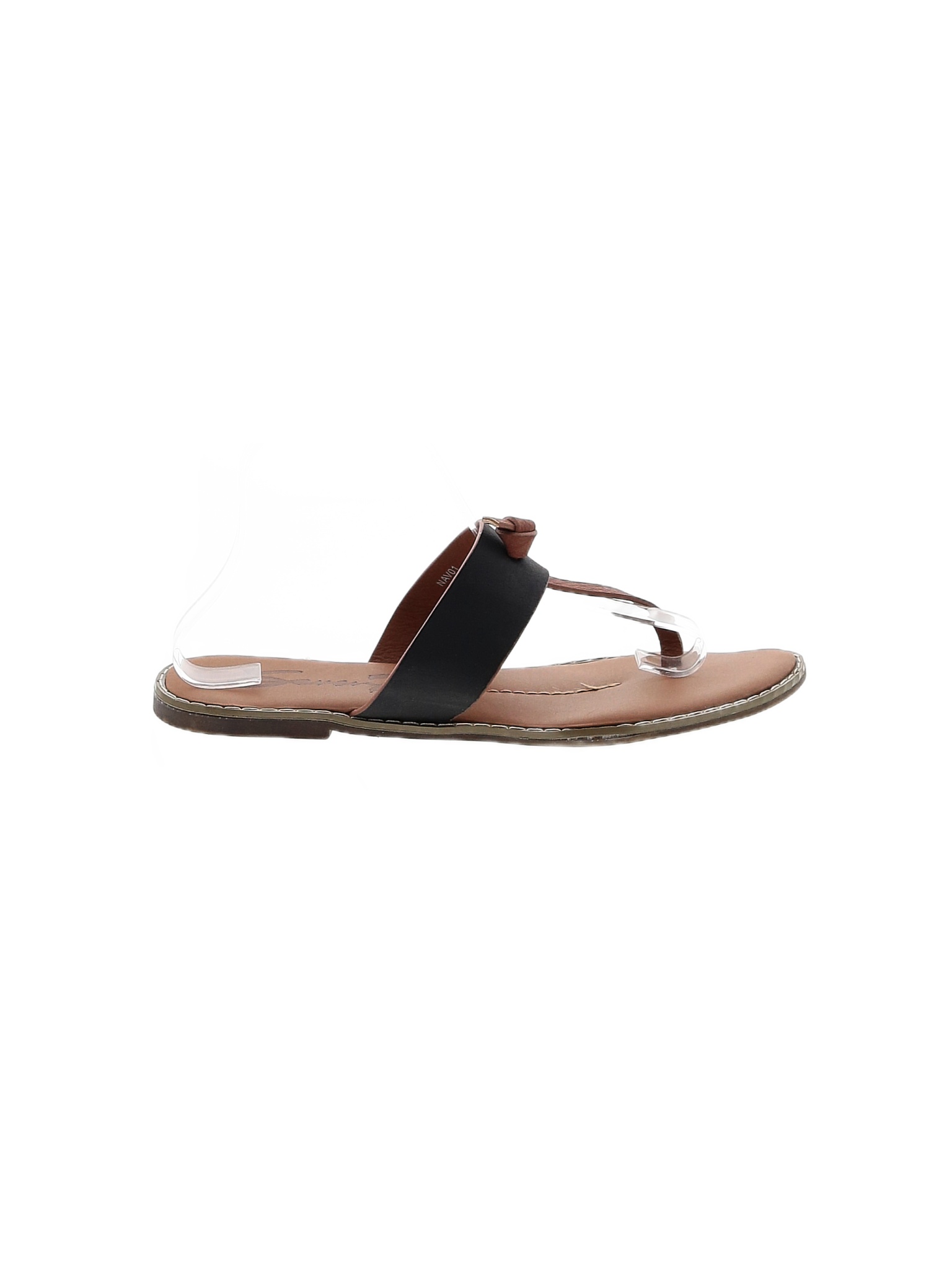 Seven7 Solid Black Sandals Size 11 - 64% off | thredUP