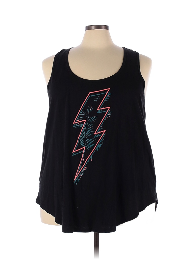 Torrid Graphic Black Active Tank Size 5X Plus (5) (Plus) - 59% off ...