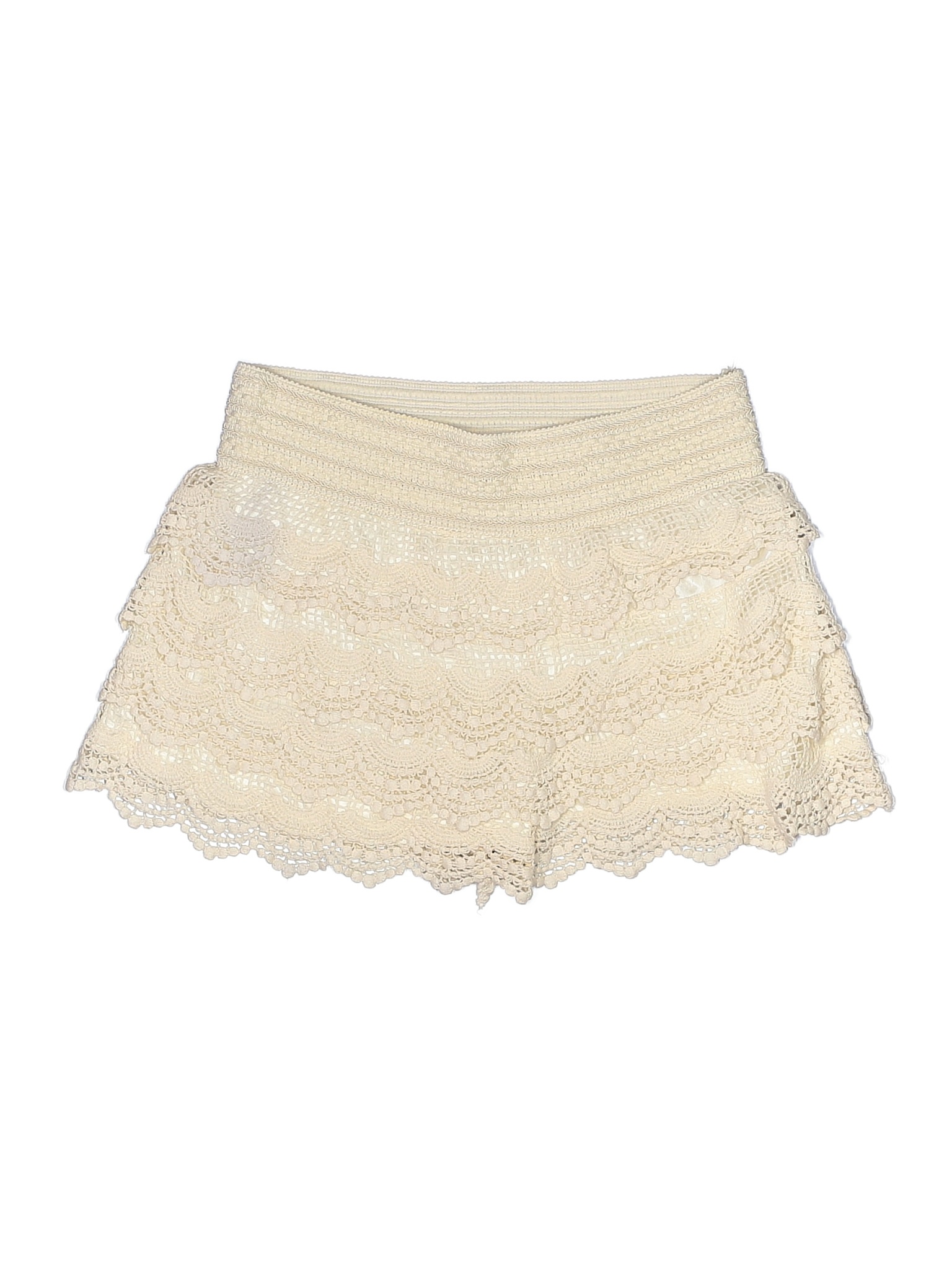 Ellie & Kate Ivory Tan Shorts Size M - 65% off | ThredUp