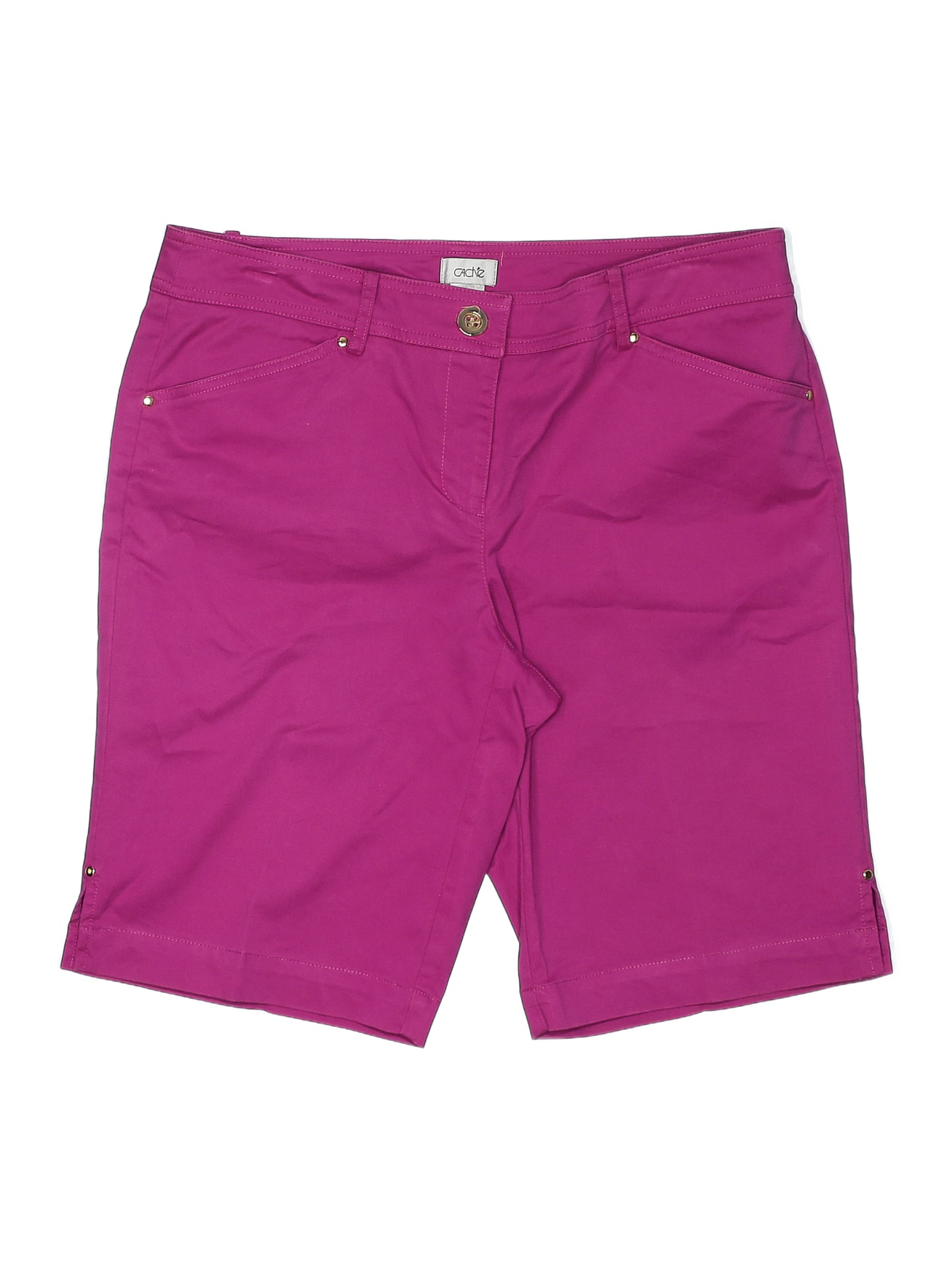 Cache Solid Pink Denim Shorts Size 8 - 75% off | thredUP