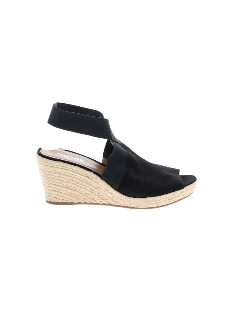 Reaction Solid Black Wedges Size 8 1/2 - 58% off | thredUP