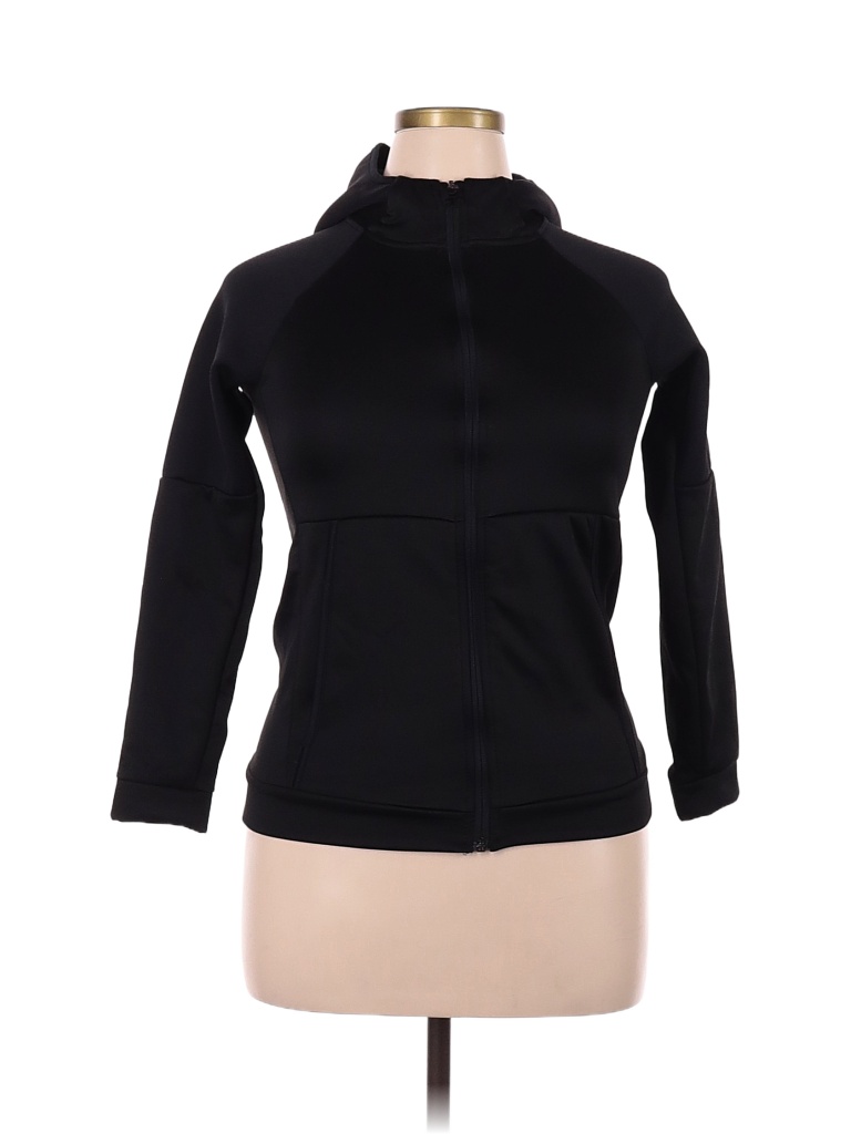Active by Old Navy 100% Polyester Solid Black Track Jacket Size 14 - 16 - 50% off | thredUP