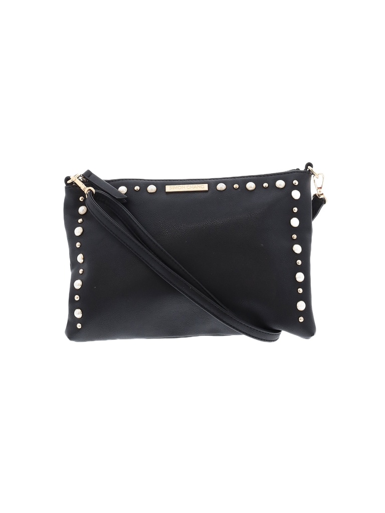 Simon Chang Solid Black Crossbody Bag One Size - 70% off | thredUP