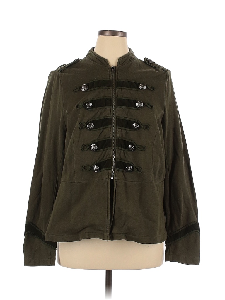 Torrid 100% Cotton Green Jacket Size 2X Plus (2) (Plus) - 57% off | ThredUp
