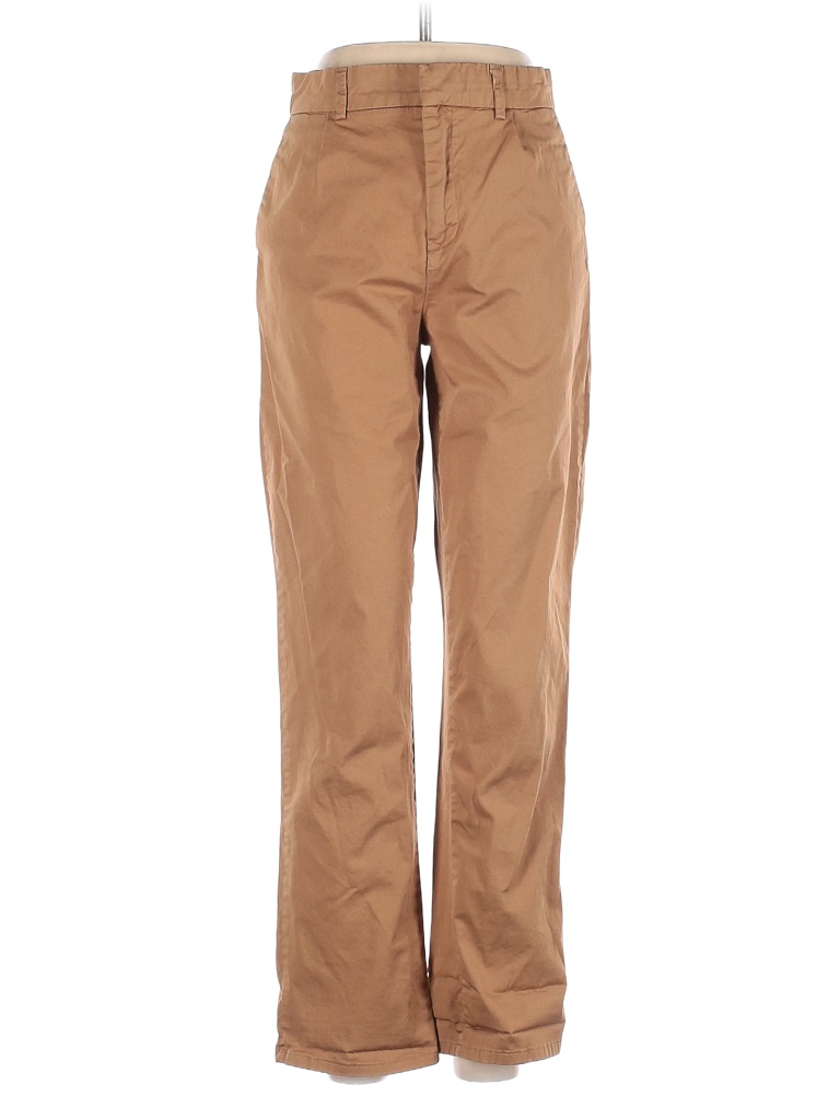 Zara Basic Solid Brown Tan Khakis Size 2 - 62% off | thredUP