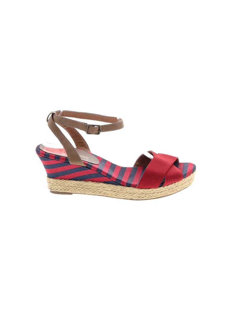 Rock Candy Stripes Red Wedges Size 9 - 52% off | thredUP