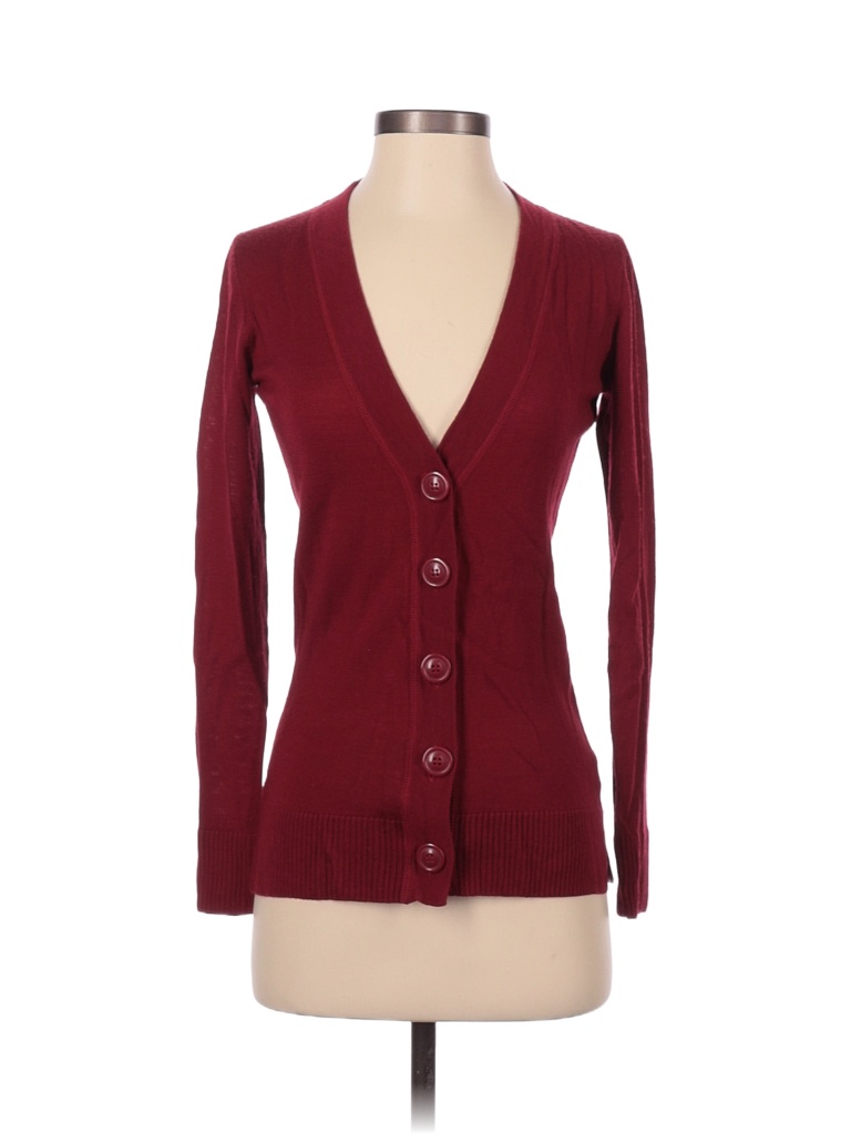 Carole Little 100% Merino Extra Fine Wool Color Block Solid Burgundy ...