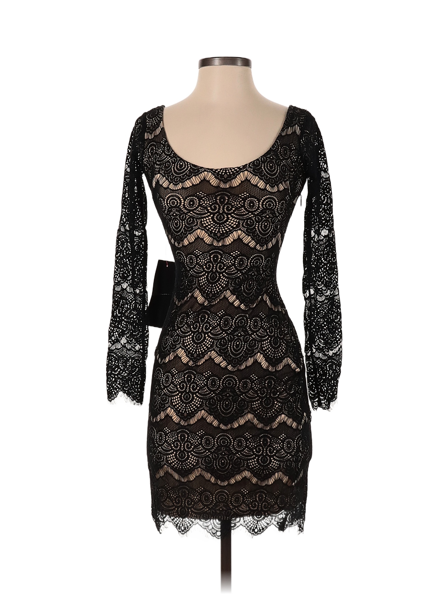 Bebe Solid Black Cocktail Dress Size XXS - 72% off | thredUP