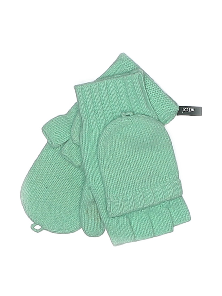 J.Crew Solid Colored Green Mittens One Size - 64% off | thredUP