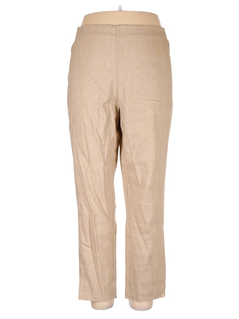 J.Jill Colored Ivory Linen Pants Size XL - 72% off | thredUP