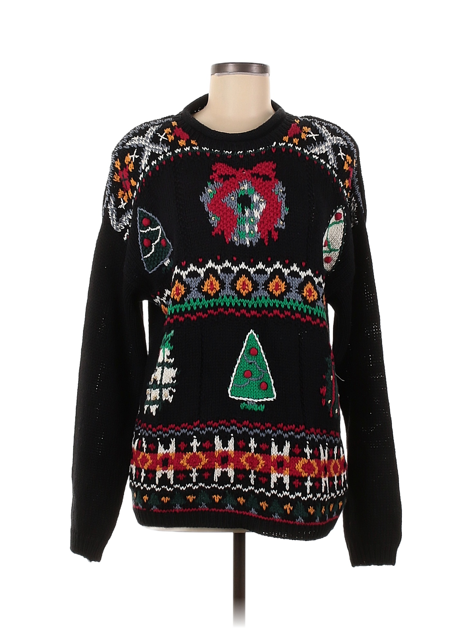 Hasting & Smith Color Block Black Pullover Sweater Size M - 48% off ...