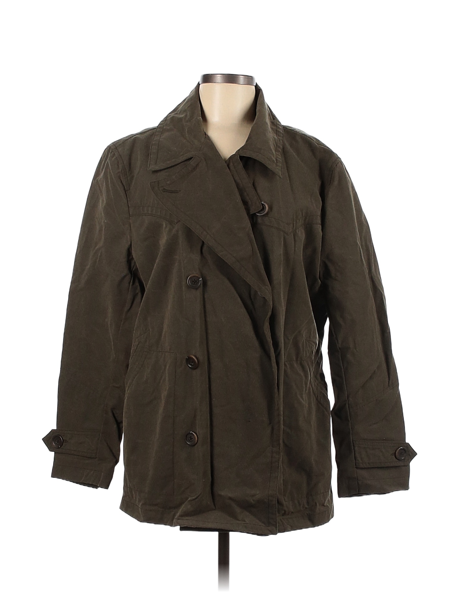 FRYE Solid Green Jacket Size M - 79% off | thredUP