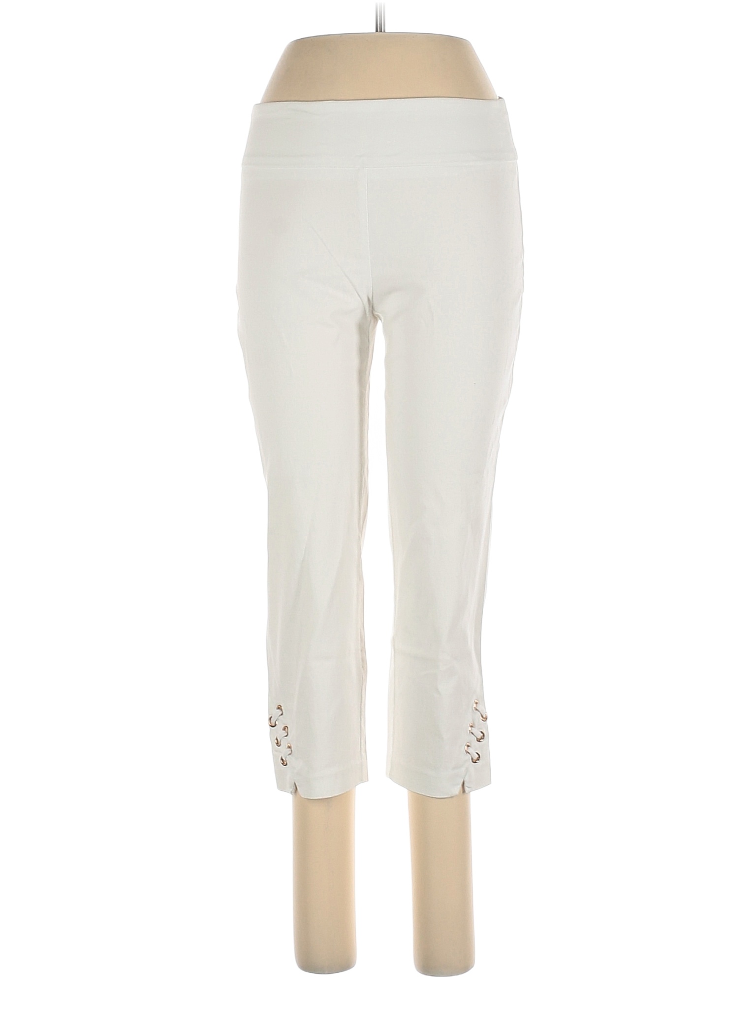 Zac & Rachel Ivory White Casual Pants Size 6 - 73% off | ThredUp