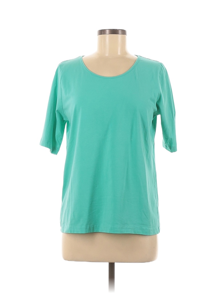 Norm Thompson Colored Green Short Sleeve T-Shirt Size M - 78% off | thredUP