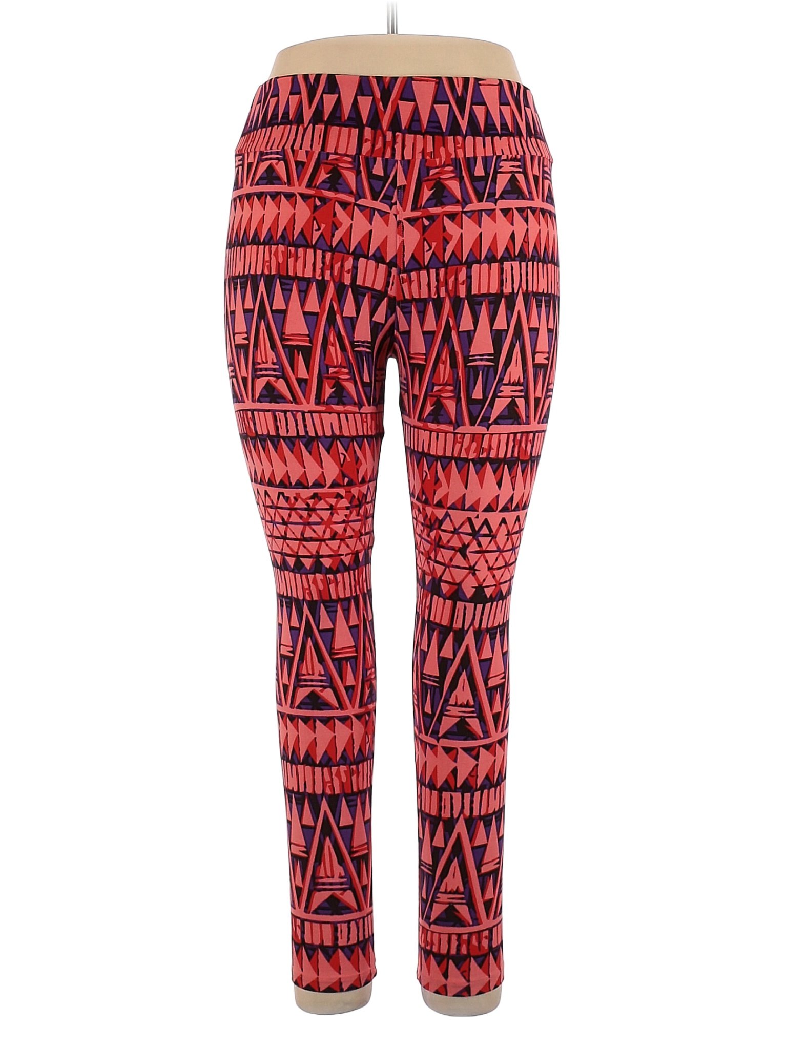 Lularoe Multi Color Pink Leggings Size 1X (Tall & Curvy) (Plus) - 40% ...