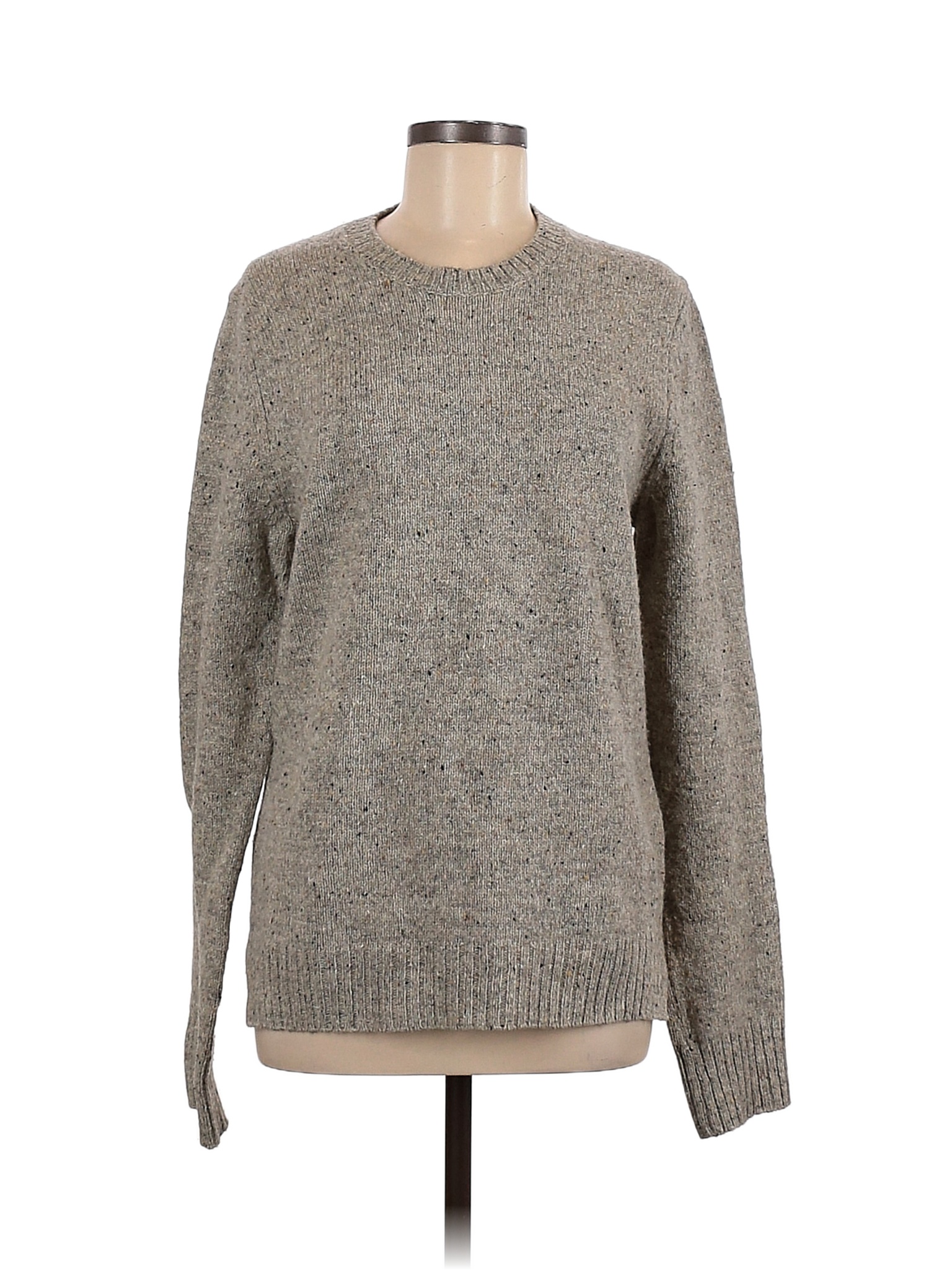 Club Monaco Color Block Marled Tan Wool Pullover Sweater Size M - 64% ...