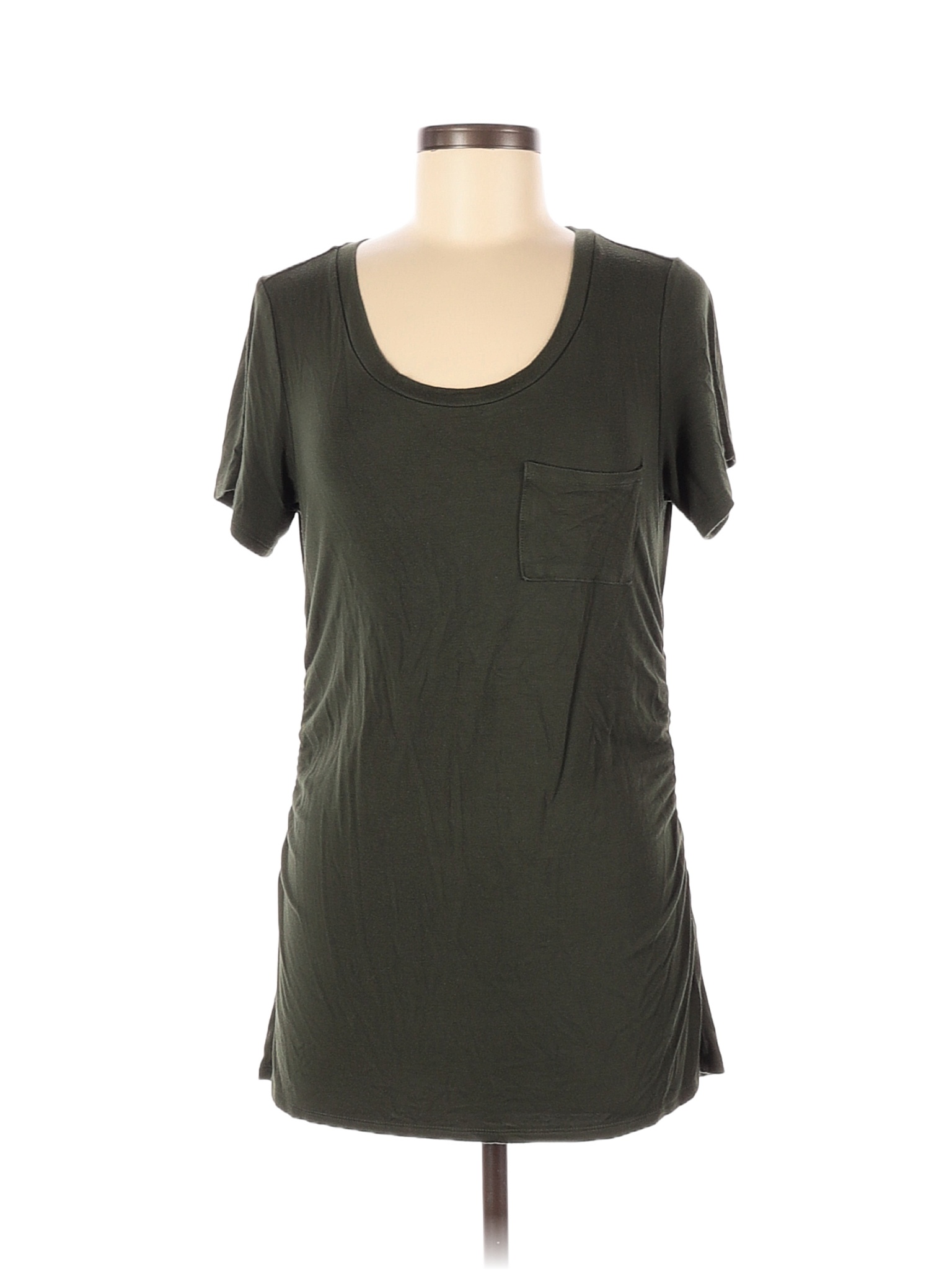 Market and Spruce Solid Colored Green Short Sleeve T-Shirt Size M - 55% ...