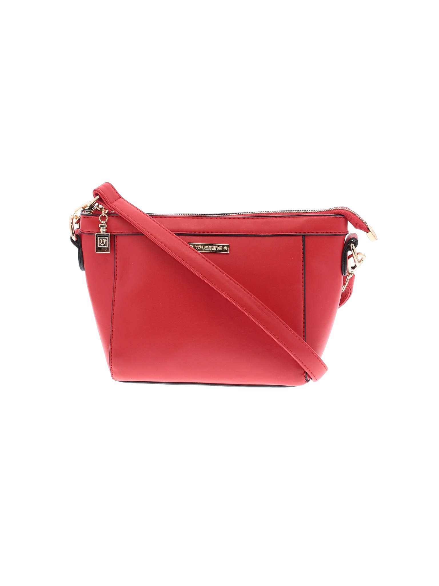 Assorted Brands Solid Colored Red Crossbody Bag One Size - 65% off ...
