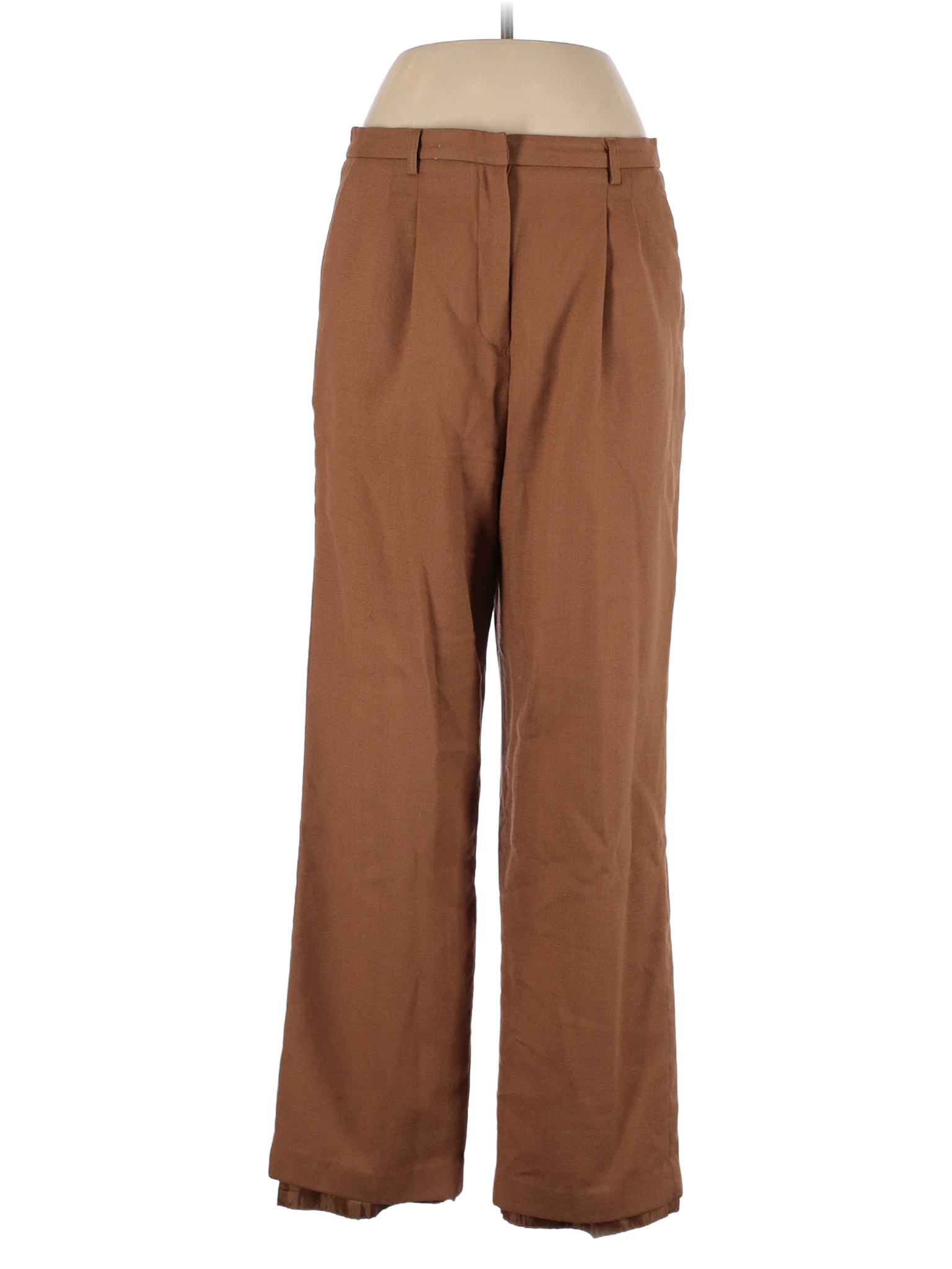Chadwicks 100% Wool Solid Colored Brown Wool Pants Size 12 - 66% off ...