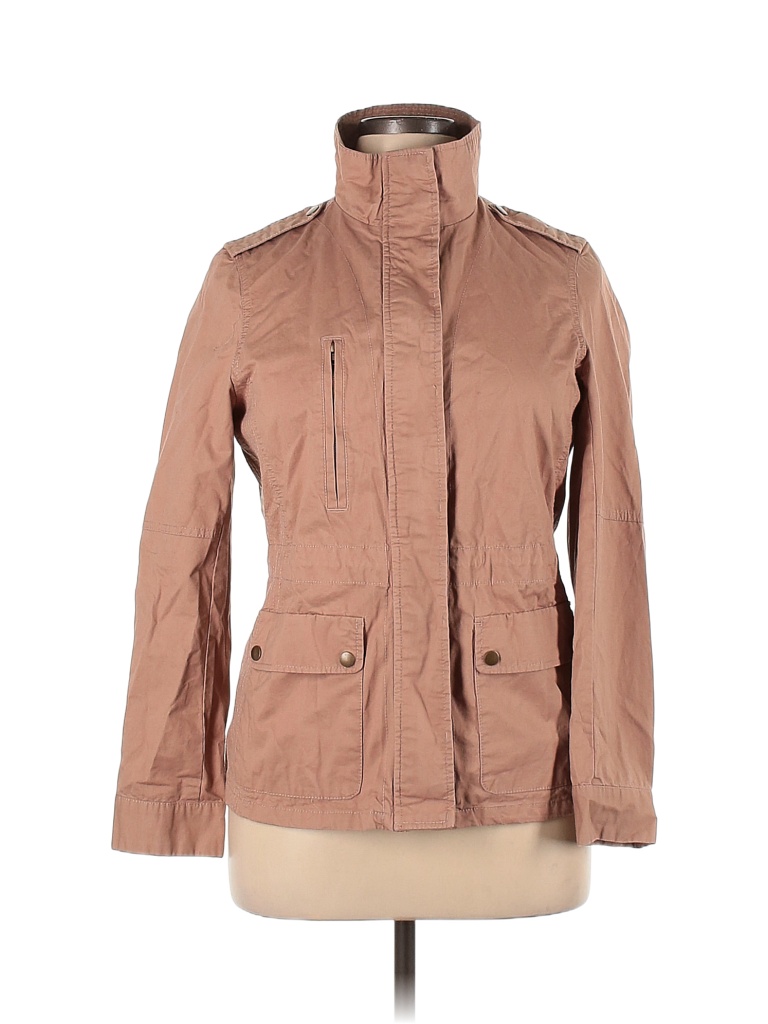 Love Tree 100% Cotton Solid Colored Tan Jacket Size XL - 54% off | thredUP