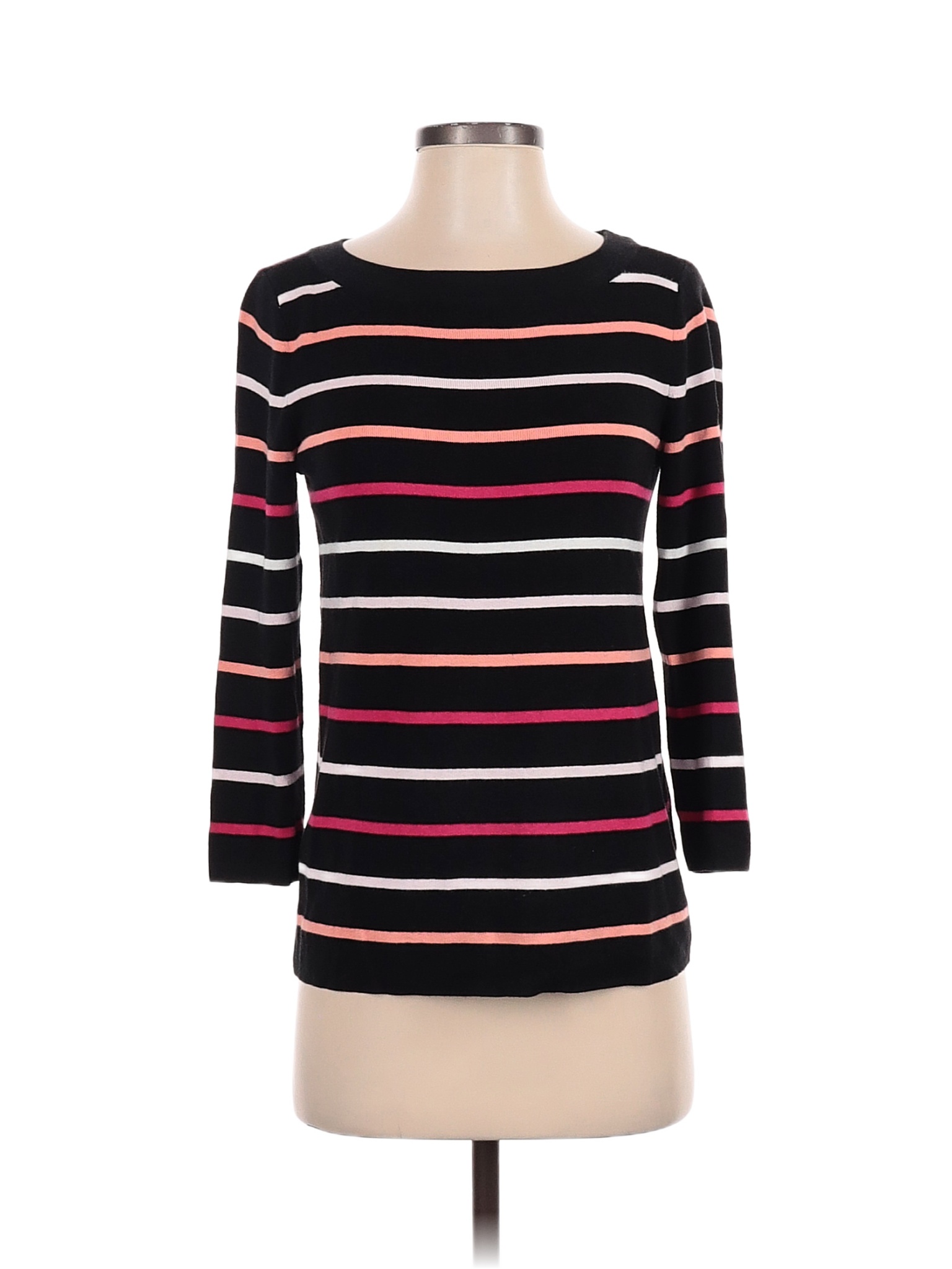 Talbots Outlet Color Block Stripes Black Pullover Sweater Size S - 55% ...