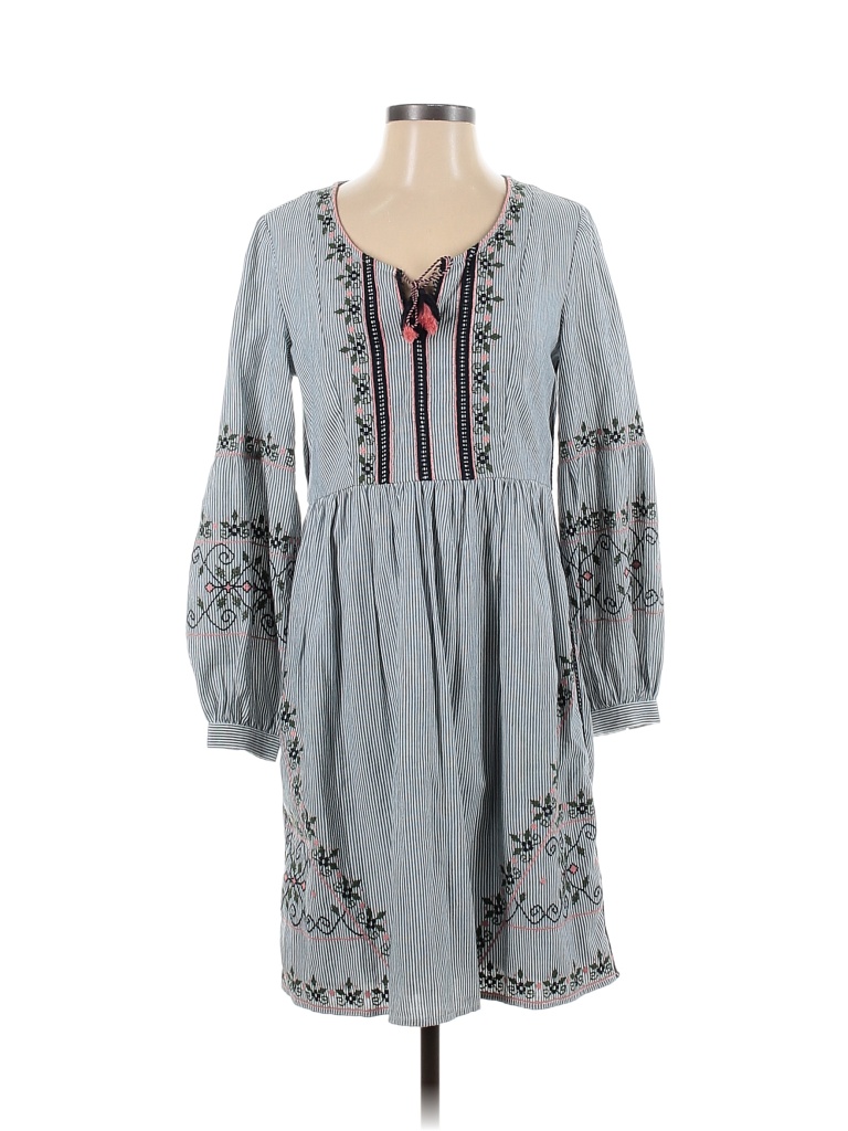 Akemi + Kin 100% Cotton Stripes Gray Casual Dress Size 2 - 62% off ...