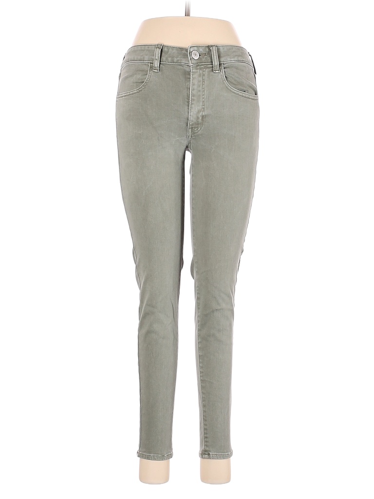 American Eagle Outfitters Solid Colored Gray Jeans Size 6 - 72% off ...