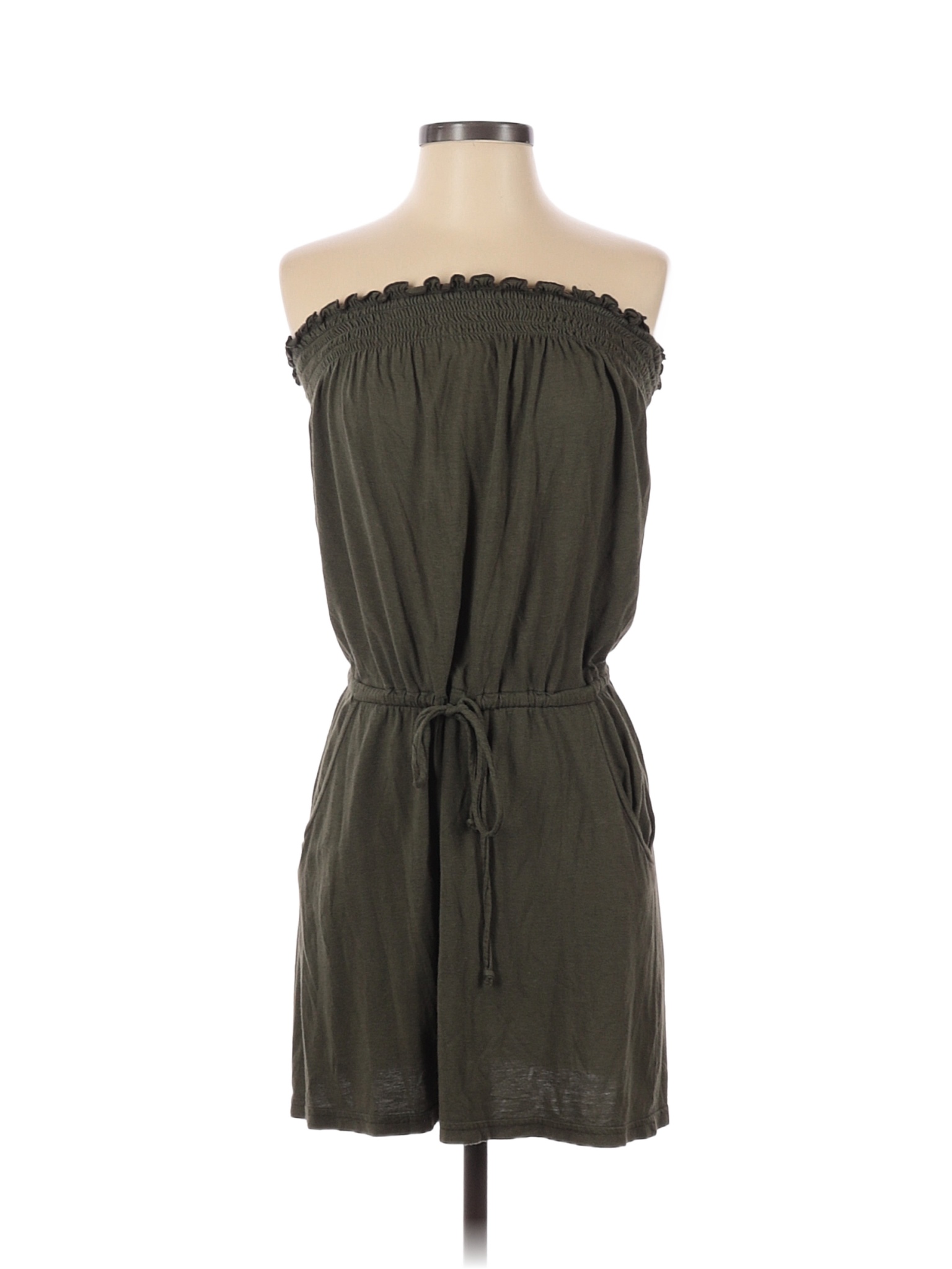 Stem Solid Colored Green Casual Dress Size Xs 80 Off Thredup