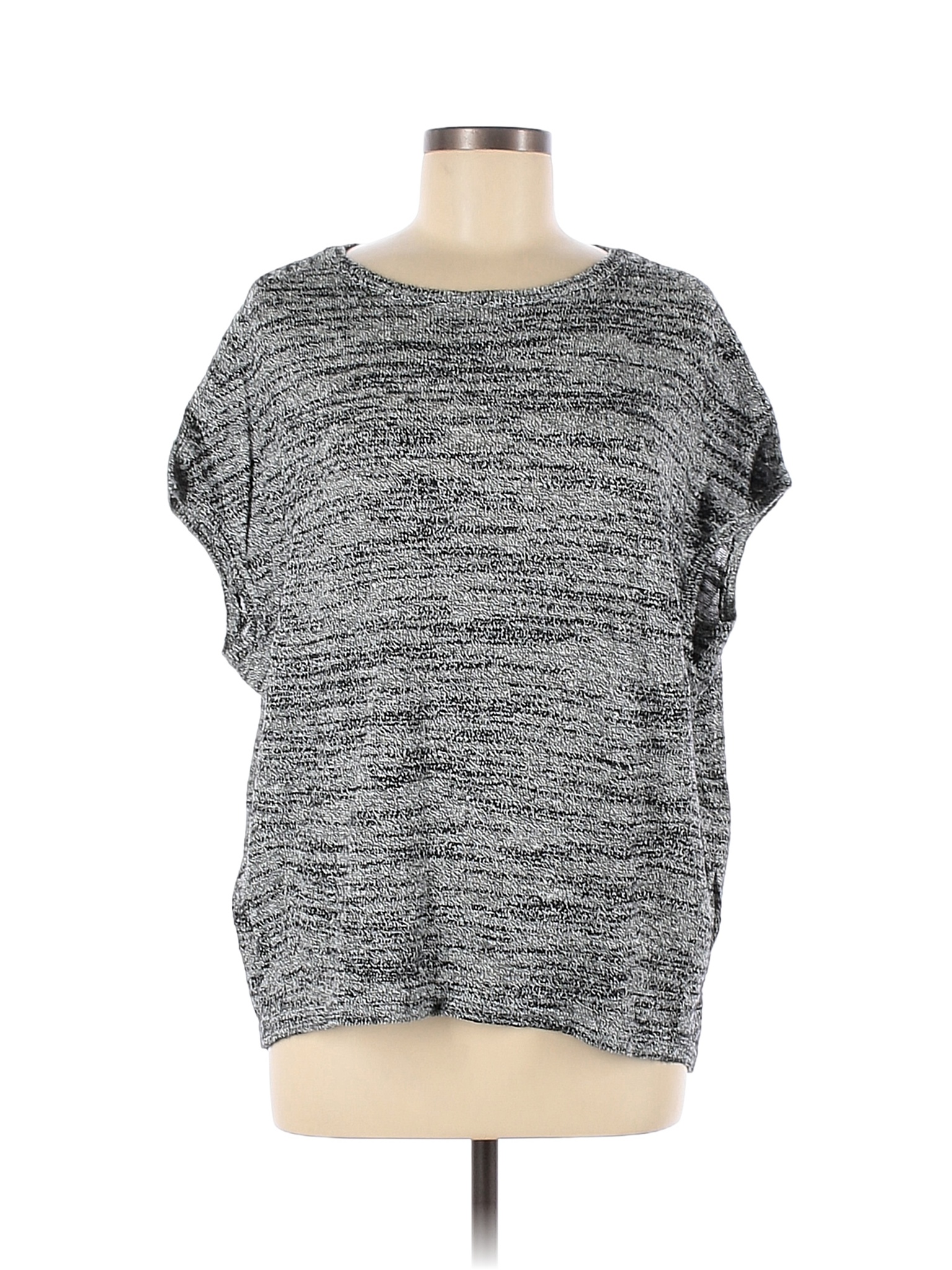 Purejill Color Block Marled Gray Pullover Sweater Size M - 81% off ...