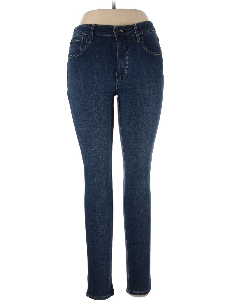 Levi's Solid Blue Jeans 31 Waist - 71% off | thredUP
