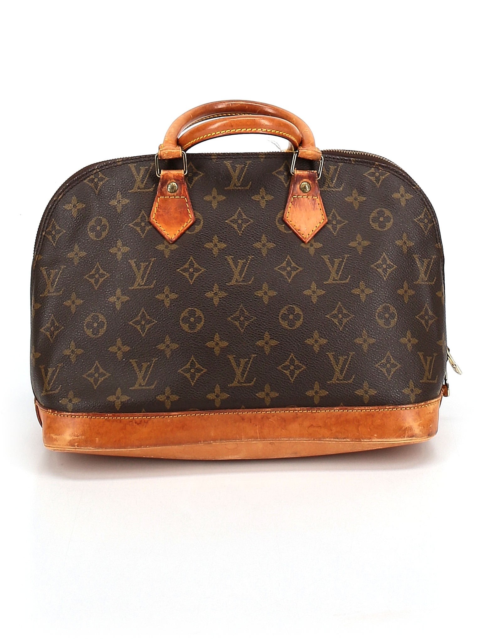 Louis Vuitton 100% Coated Canvas Colored Brown Monogram Canvas Alma PM Satchel One Size - 51% ...
