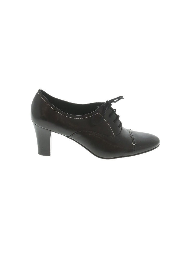 Naturalizer 100% Leather Solid Black Heels Size 8 - 75% off | thredUP