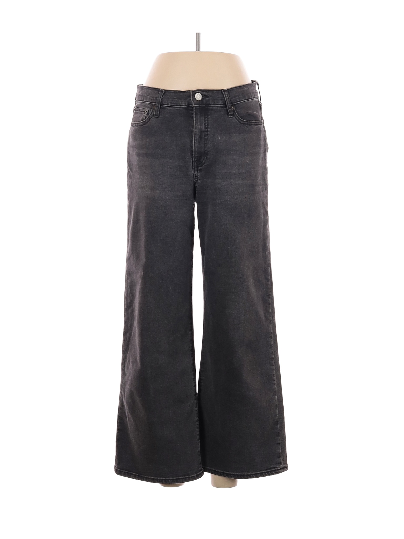 H&M Solid Gray Black Jeans 29 Waist - 55% off | thredUP