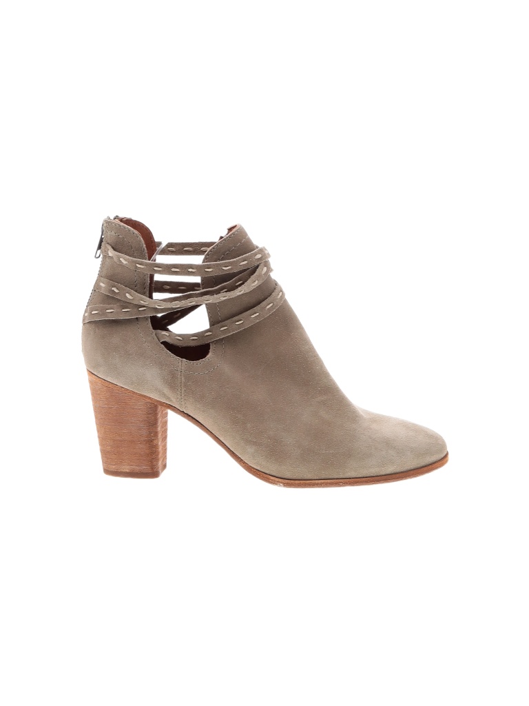 FRYE Solid Gray Heels Size 9 1/2 - 76% off | thredUP