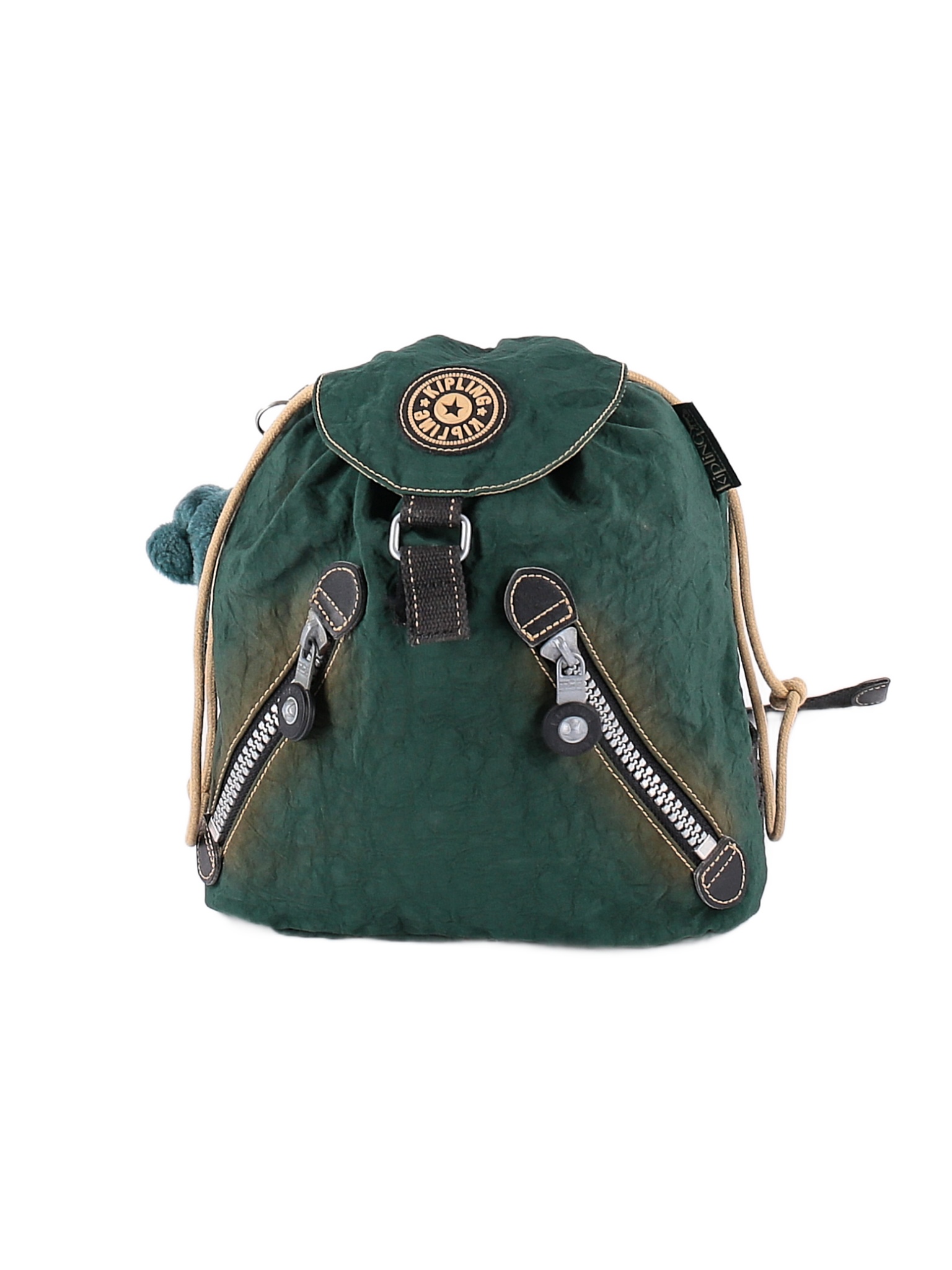 Kipling Solid Green Backpack One Size - 52% off | thredUP