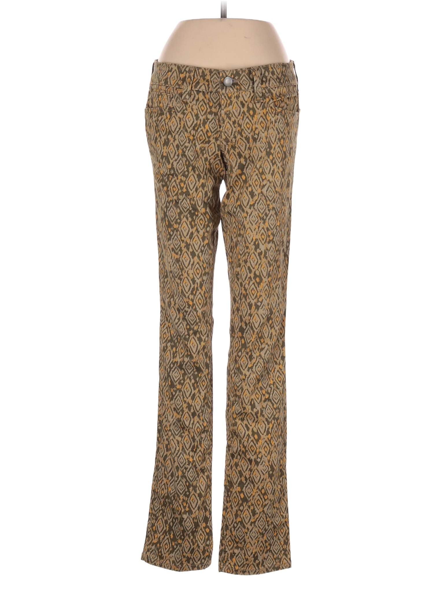 Level 99 Animal Print Leopard Print Tan Casual Pants 25 Waist - 85% off ...