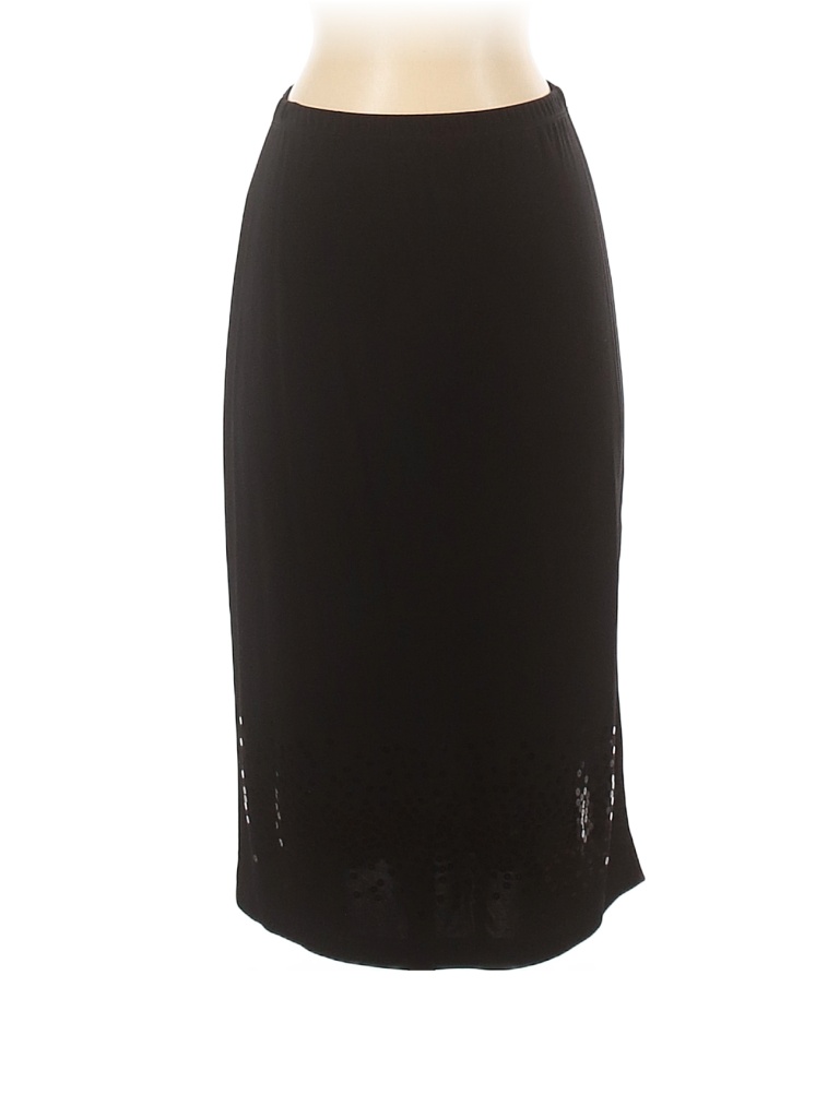 Casual Corner Solid Black Casual Skirt Size S 73 Off Thredup