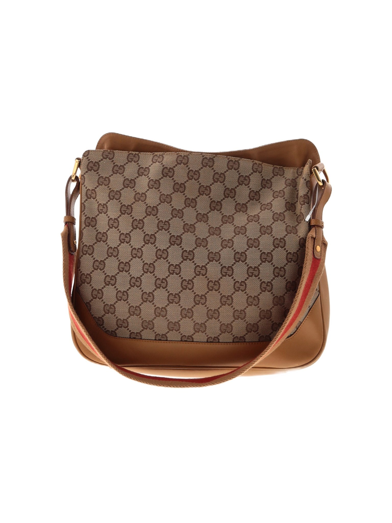 Gucci Color Block Colored Tan Sherry Line Shoulder Bag One Size - 60% ...