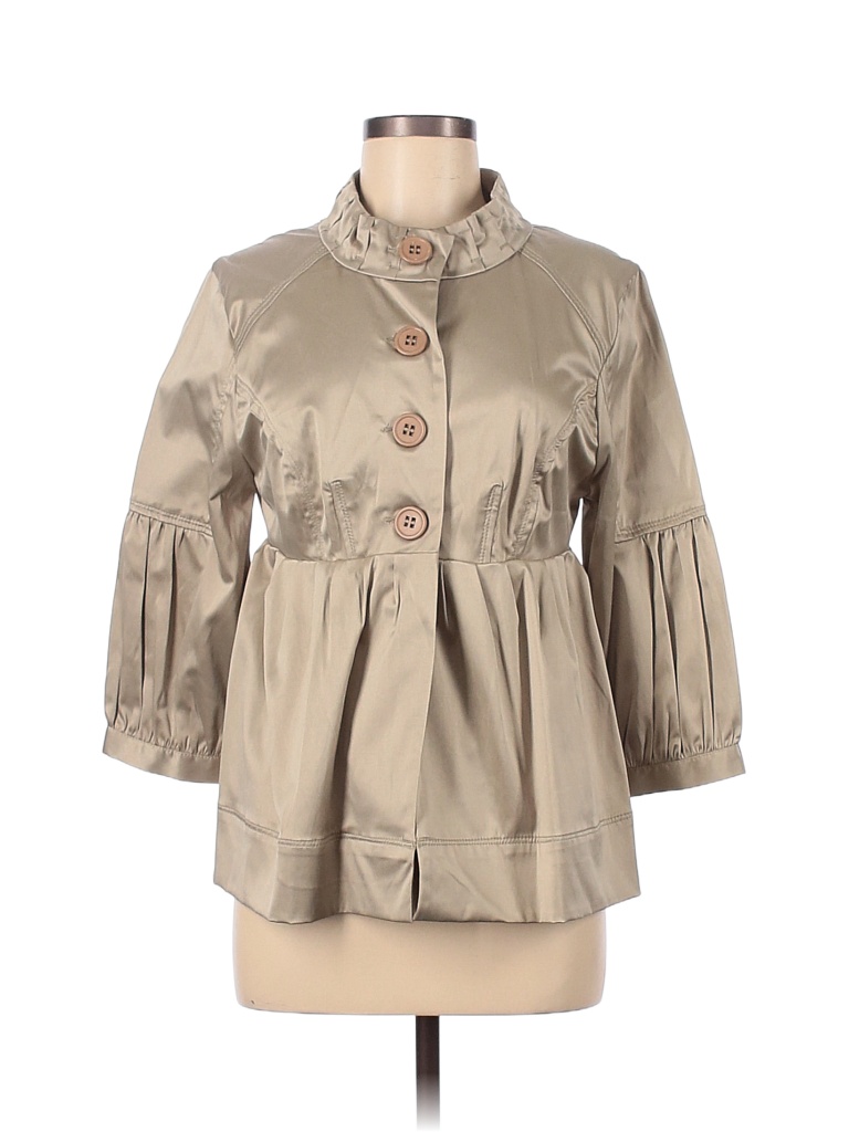 BOSTON DESIGN STUDIO Solid Colored Tan Jacket Size 10 - 68% off | thredUP