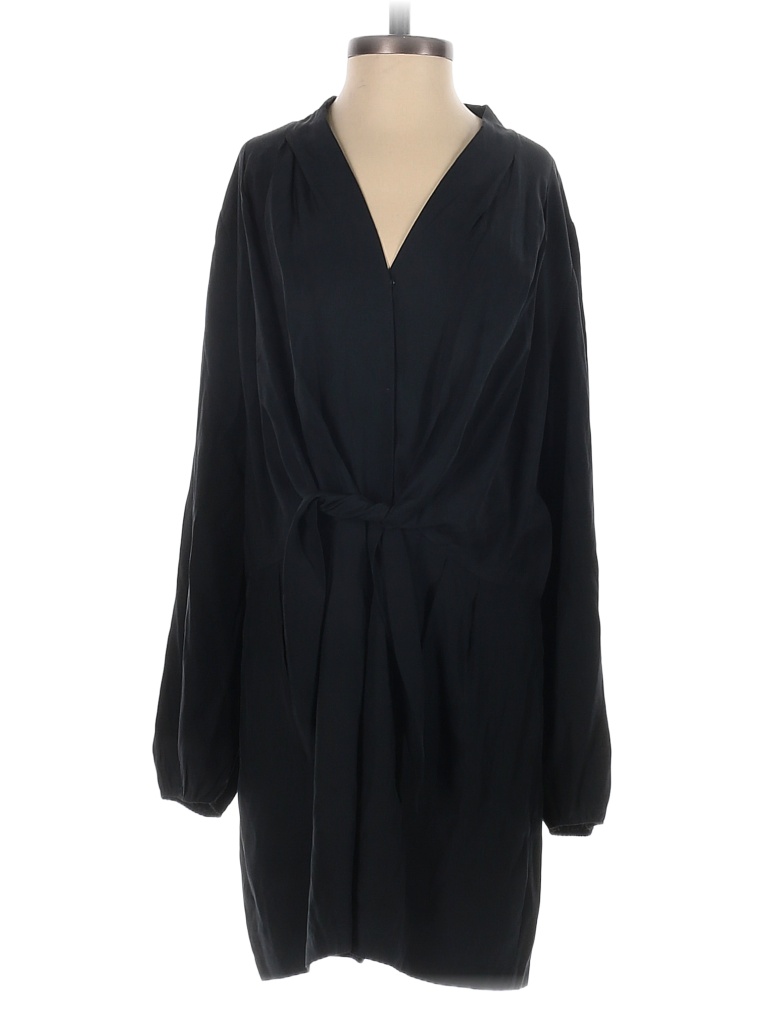 Marie Oliver 100% Silk Solid Black Romper Size M - 68% off | thredUP