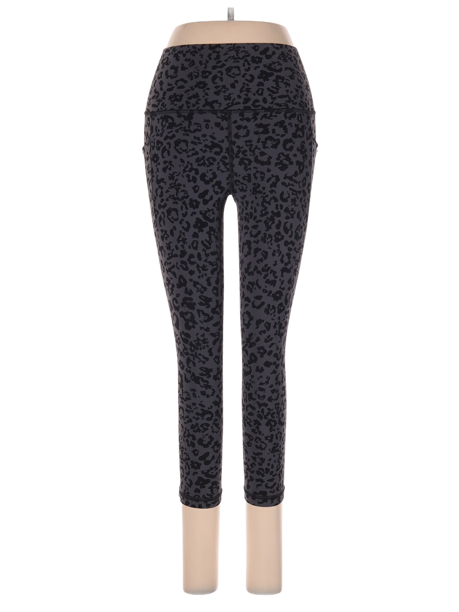 Athleta Animal Print Leopard Print Black Leggings Size S - 77% off ...