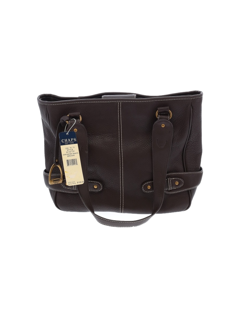 Chaps Solid Colored Brown Shoulder Bag One Size - 54% off | thredUP