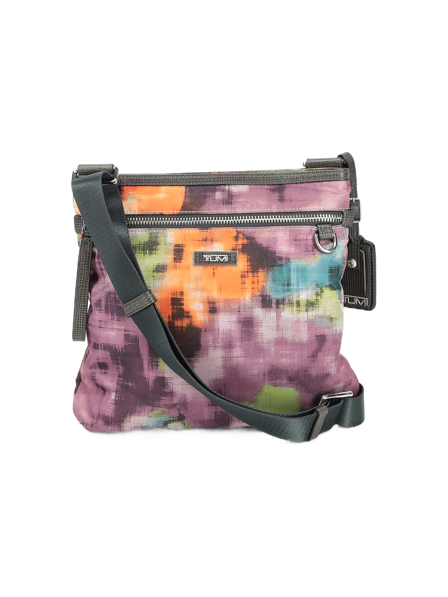 Tumi Color Block Tie-dye Multi Color Purple Crossbody Bag One Size - 69 ...