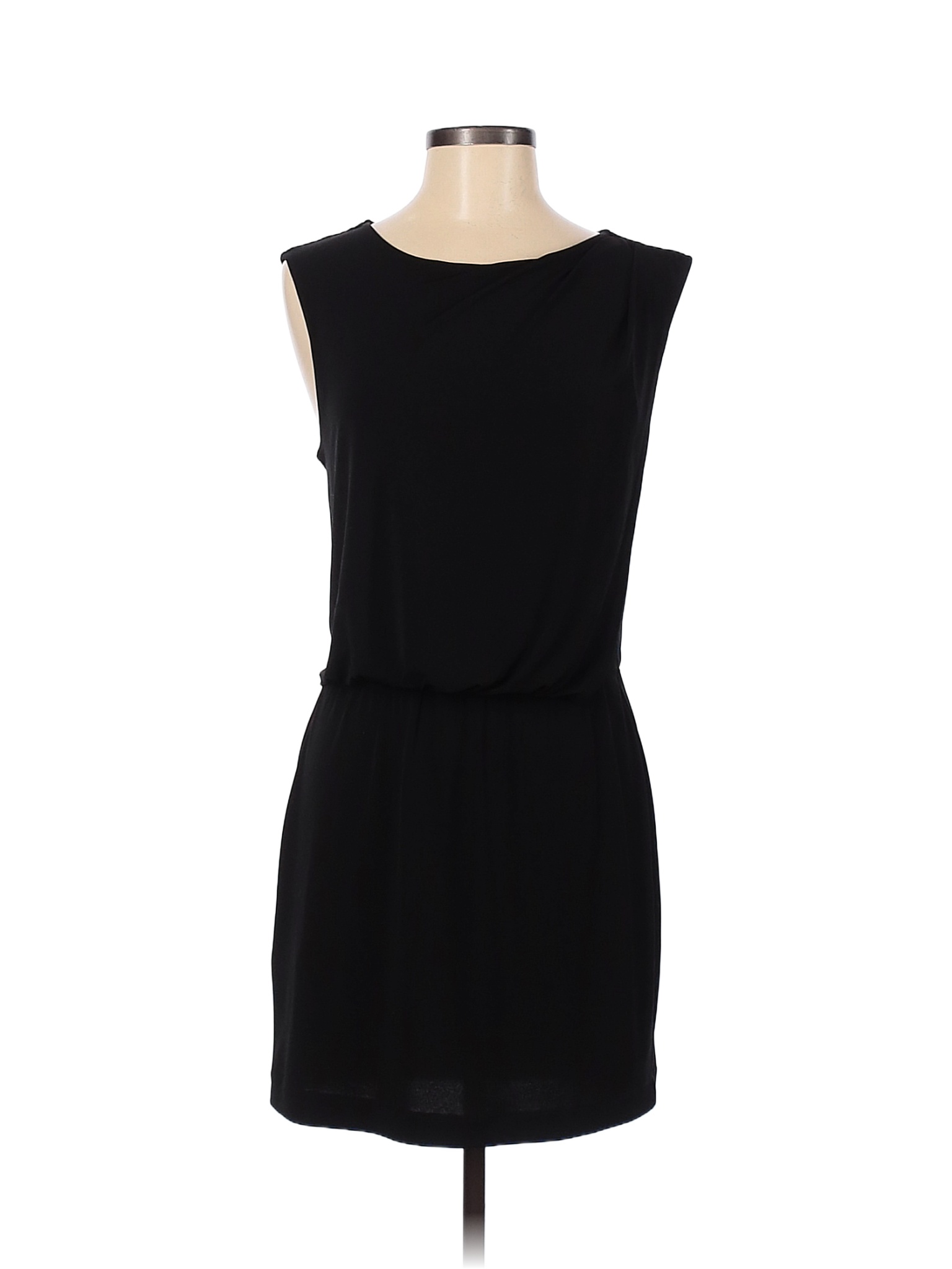 Bcbgeneration Solid Black Casual Dress Size M 84 Off Thredup
