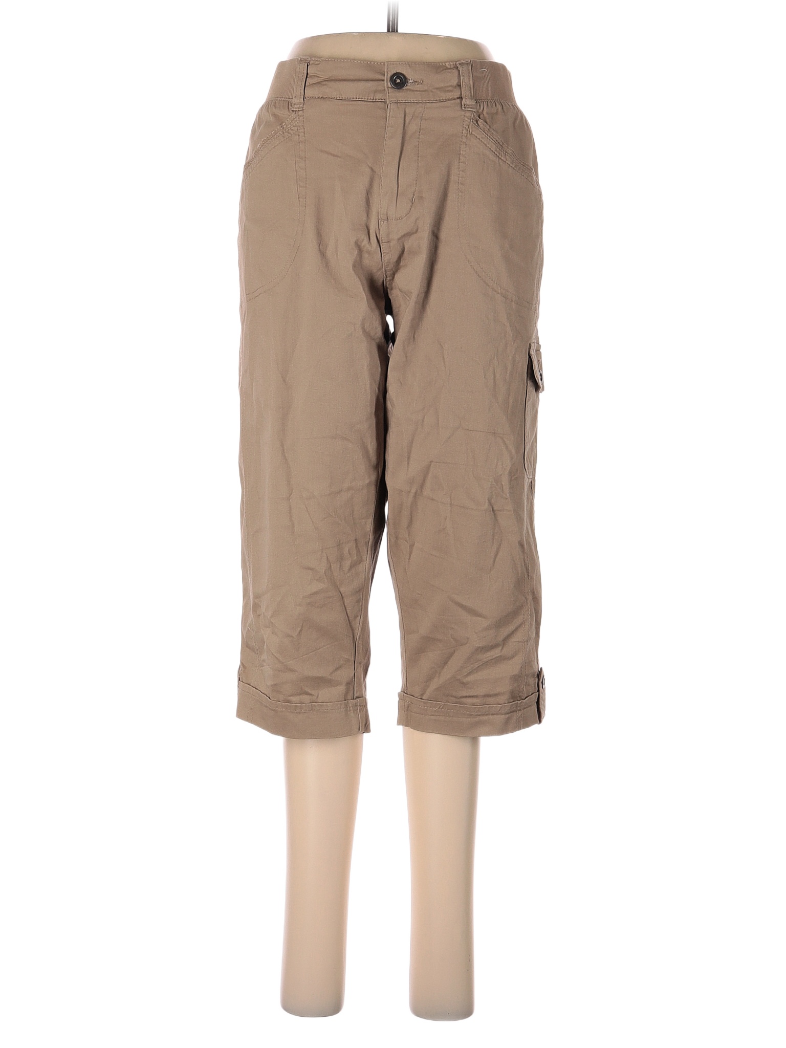 DASH Solid Colored Tan Cargo Pants Size M - 73% off | thredUP